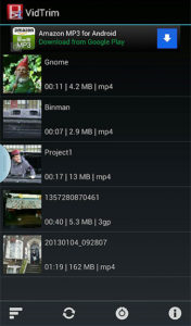Sample basic video editor – VidTrim | Video4Change