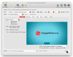 Video Compression – Step-by-Step Handbrake Tutorial | Video4Change